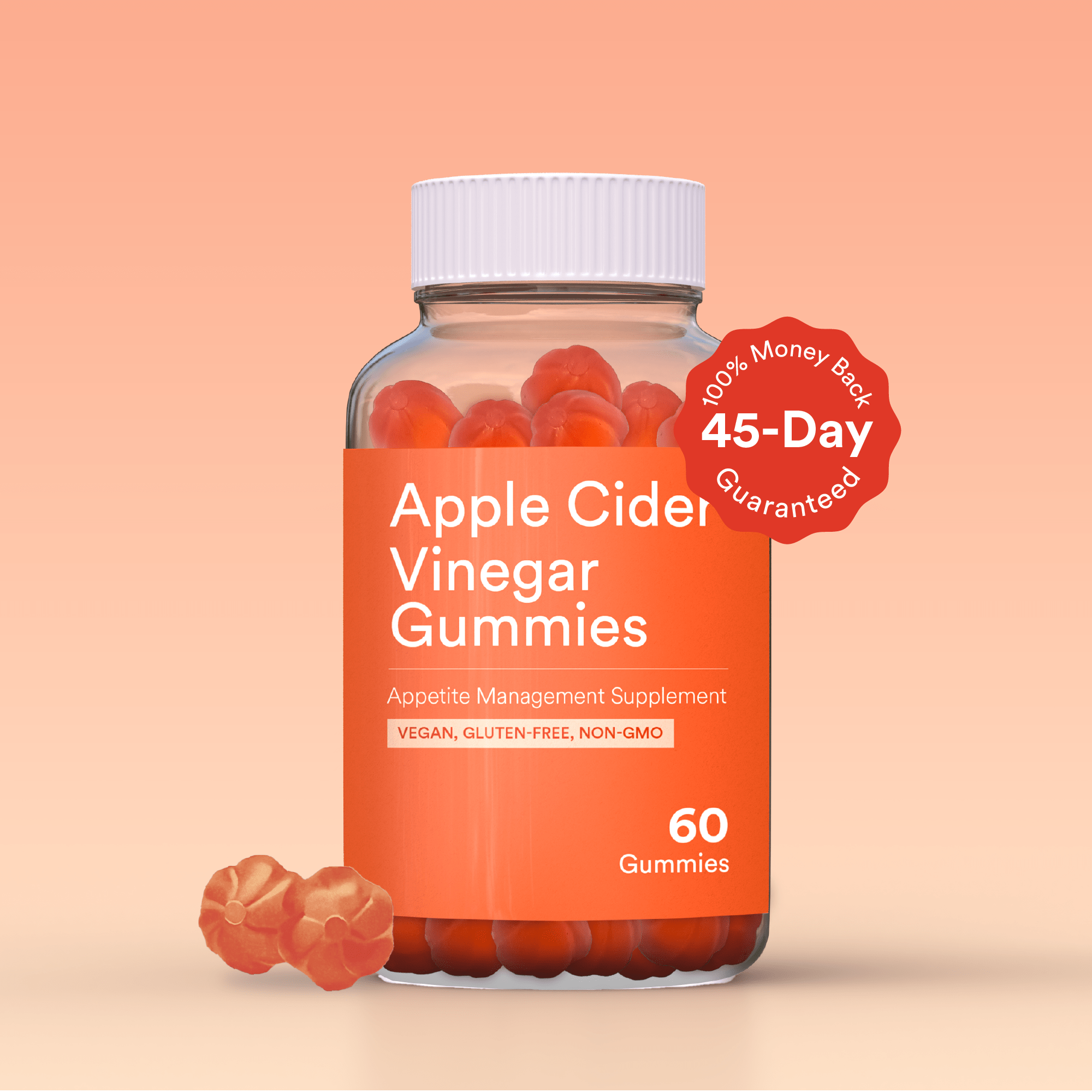 Nutrie Apple Cider Vinegar Gummies 60pcs (Appetite Management Suppleme